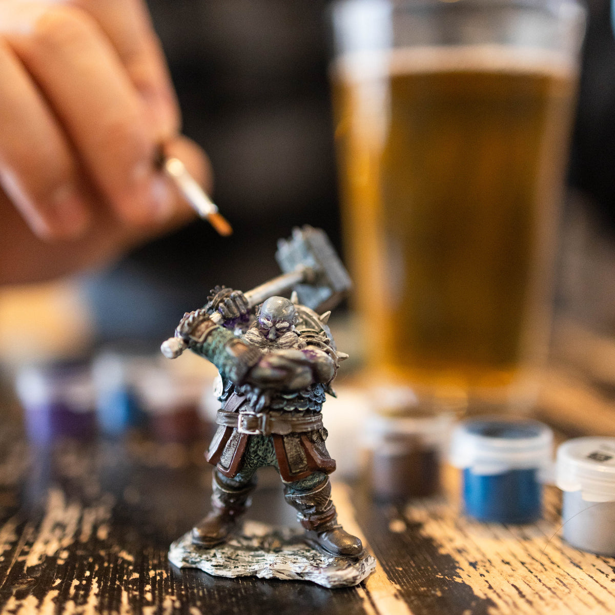 Paints + Pints (Edmonton location) – The Hexagon Board Game Cafe